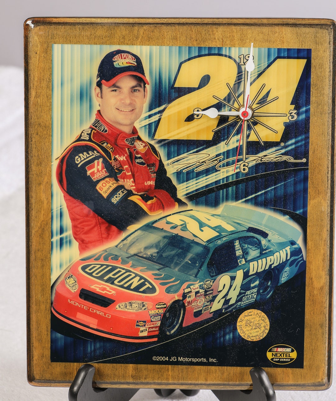 Jeff Gordon Collectors Clock.nascar/nextel Cup Series R/R Racing ...