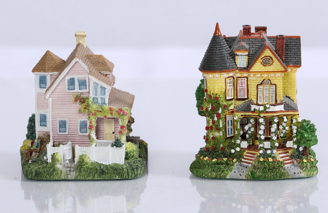 Vintage Miniature Homes Collection - Etsy