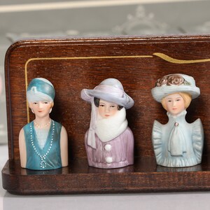 Vintage Avon Fashion Silhouettes, Thimbles. Circa 1983.full Set With ...