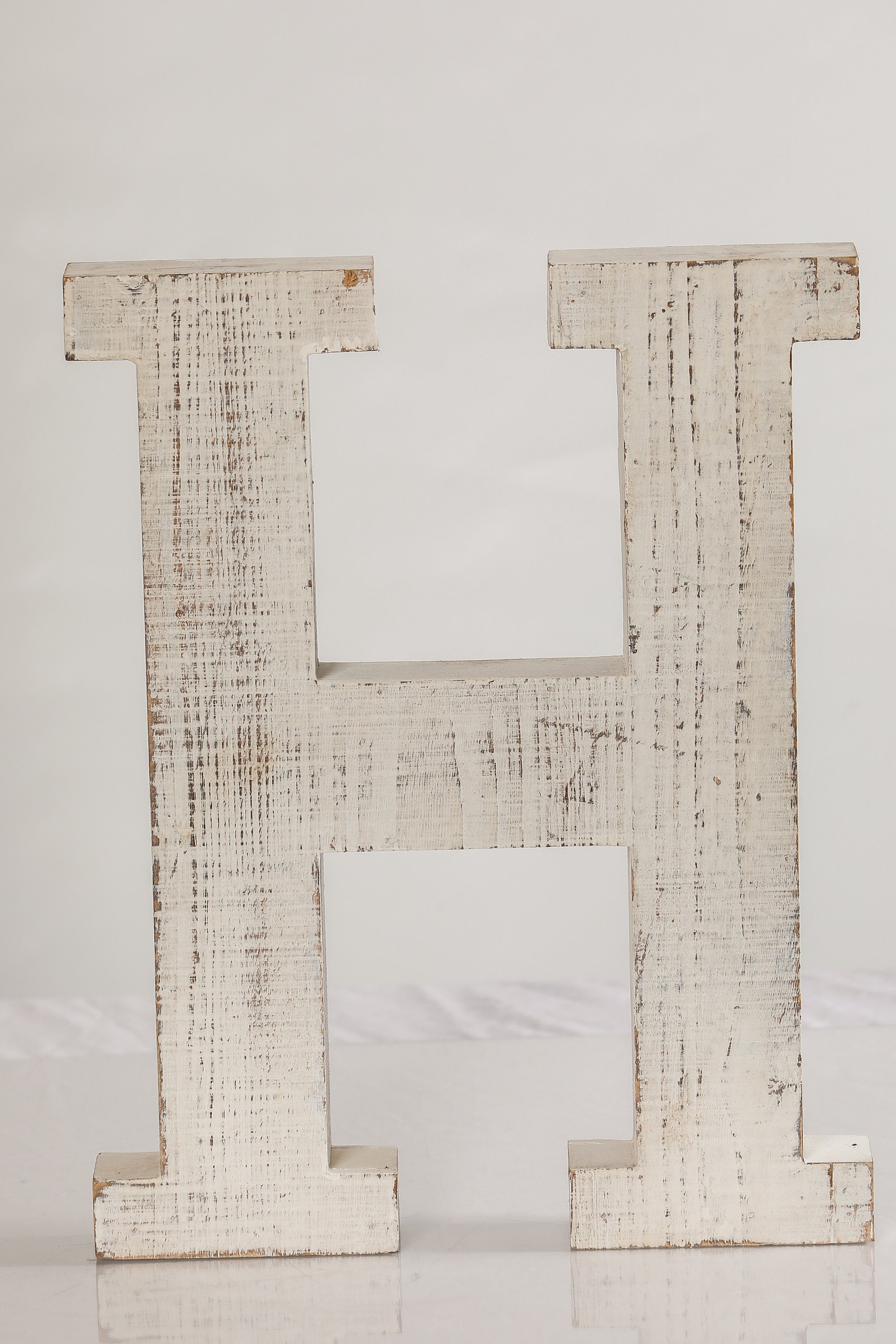 Decorative "h" Display for Wall or Table Top.whitewash - Etsy