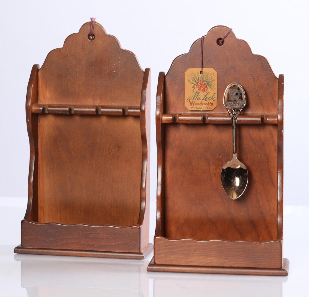 Vintage Spoon Collection Display Case. Set of Two.one Spoon Included ...