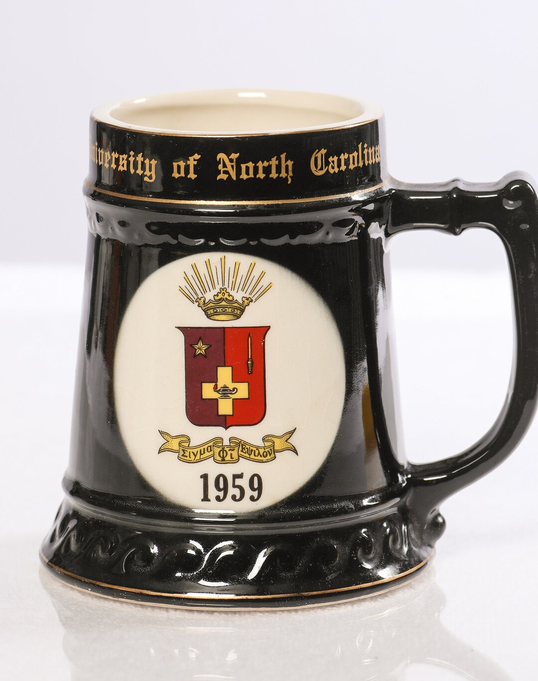 1959 University of North Carolina Large Mug or Beer Stein. "wink ...