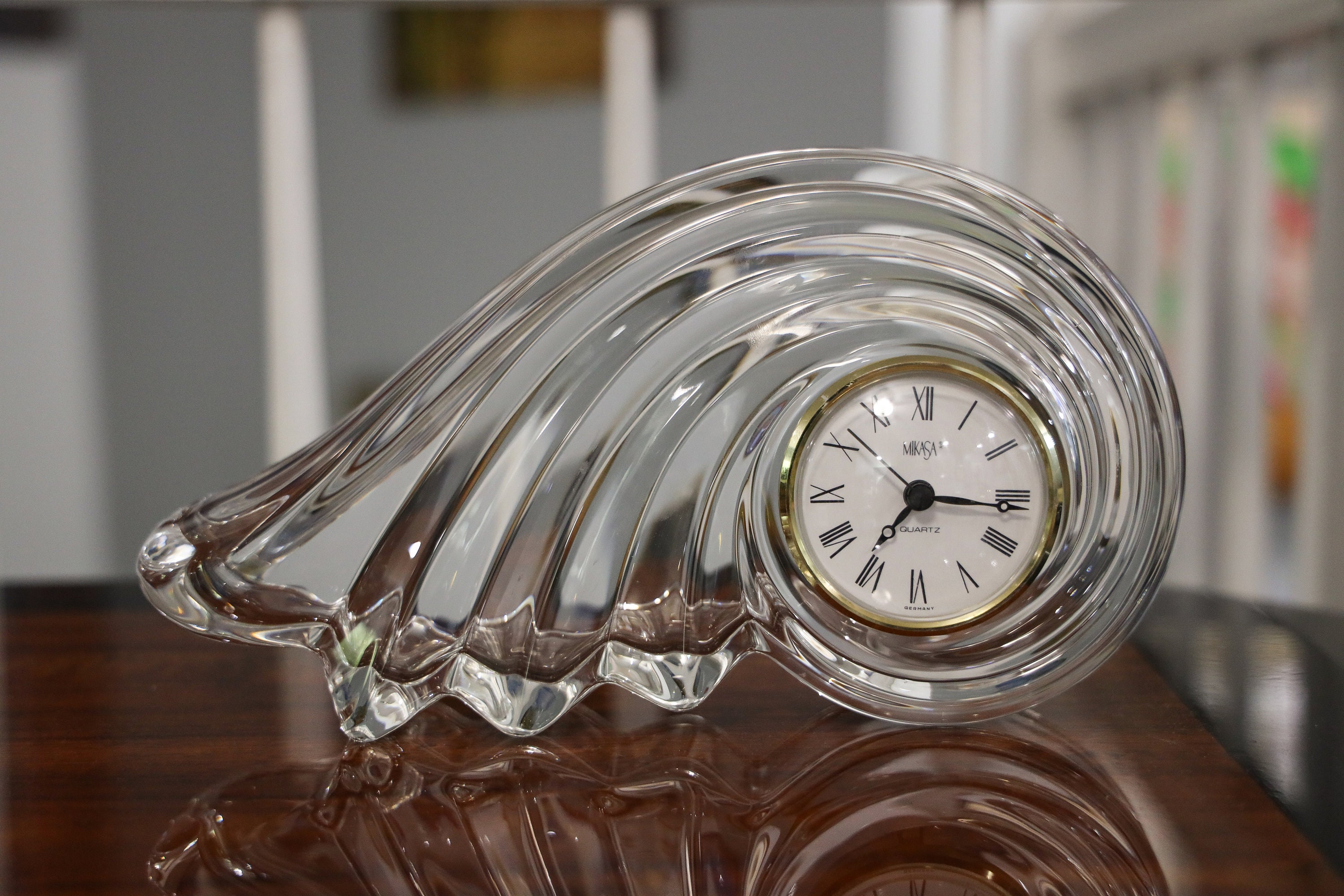 Vintage Mikasa Wave Clock - Etsy