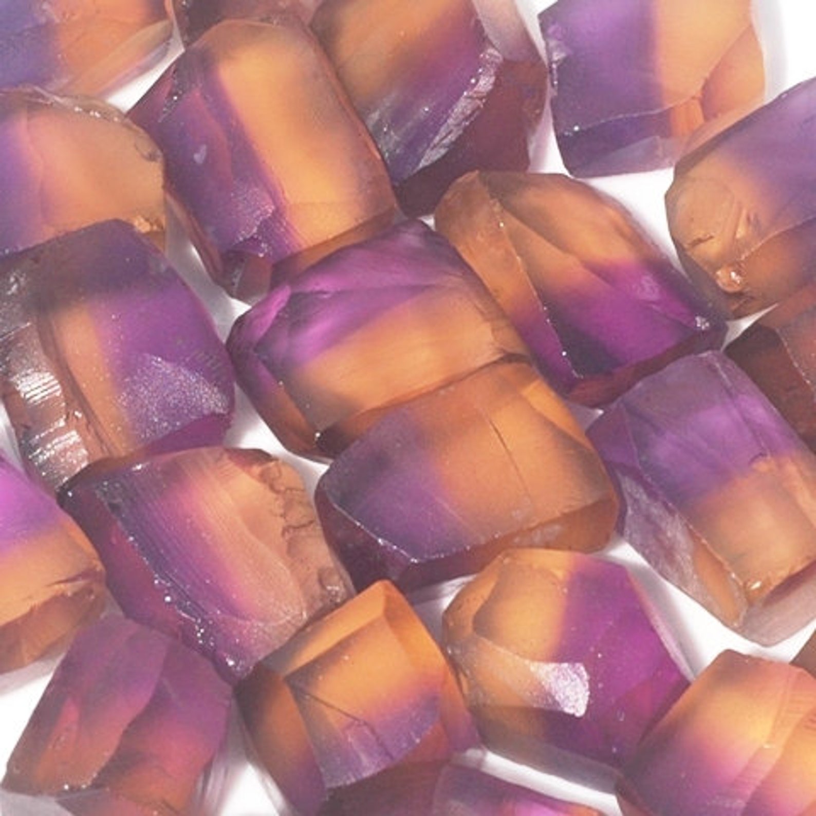 Bicolor Ametrine 10 to 15 Gram Pieces. Deep Color AA. Sold in 500 ...