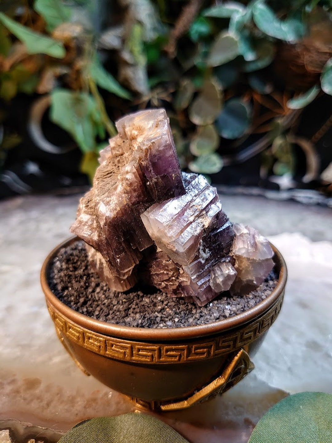 135g Purple Aragonite Crystal Cluster From Valencia, Spain for Crystal ...