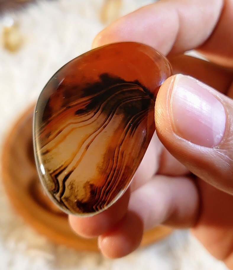 Sard/Sardonyx Palm Stones/ for Crystal Healing/ Reiki/ | Etsy