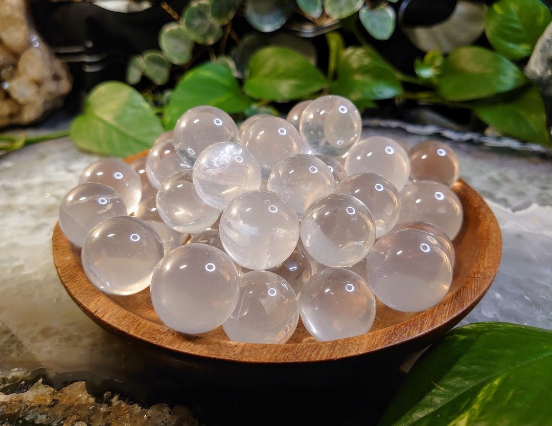 Small Ice Quartz Star Spheres From Brazil for Crystal Healing ...