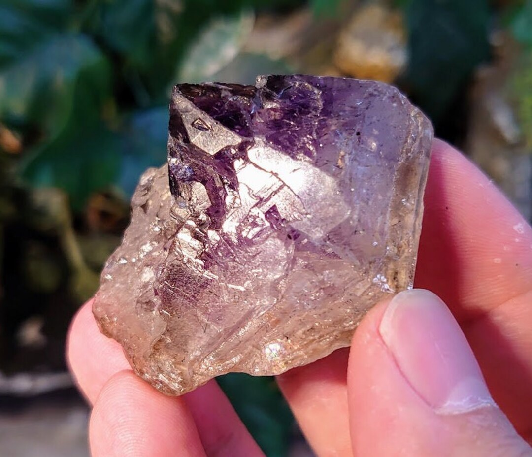 Skeletal Smoky Amethyst Cluster With Goethite From Espírito Santos ...