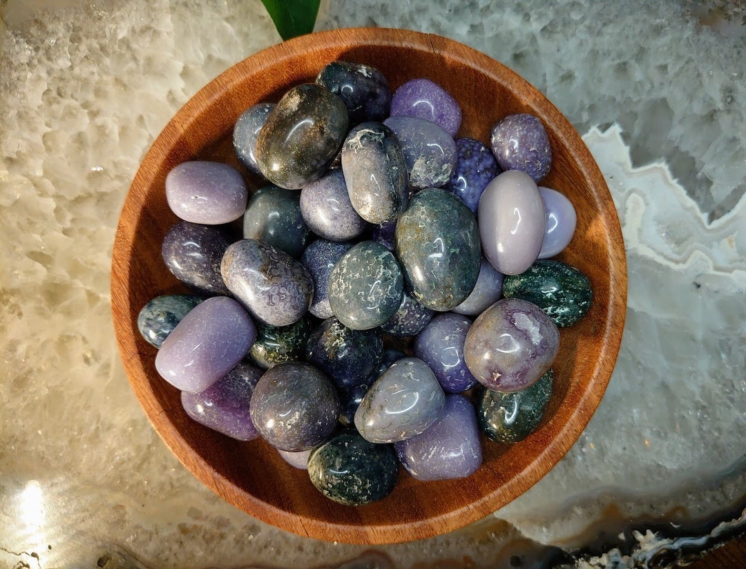 Grape Agate Tumbled Stones From Sulawesi Island, Indonesia for ...