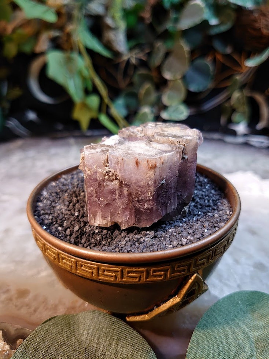 98.1g Purple Aragonite Crystal Cluster From Valencia, Spain for Crystal ...