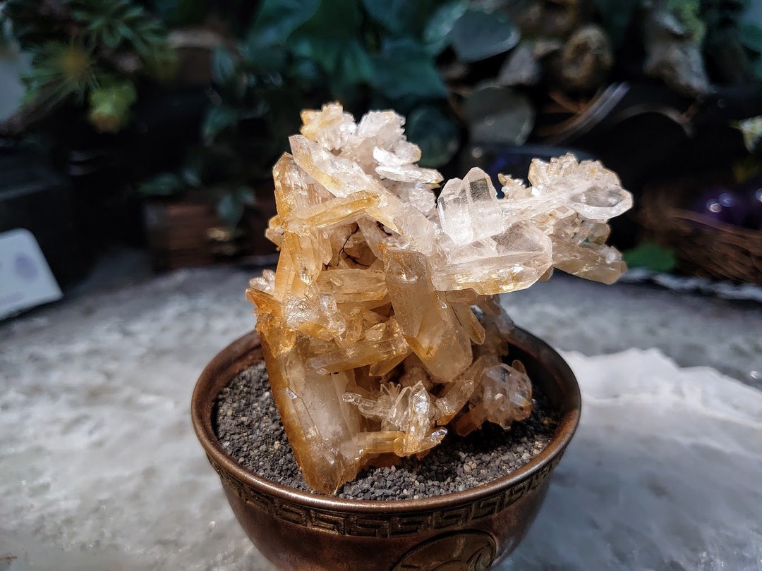 Stunning Halloysite Tabular Faden Quartz Cluster From Colombia ...