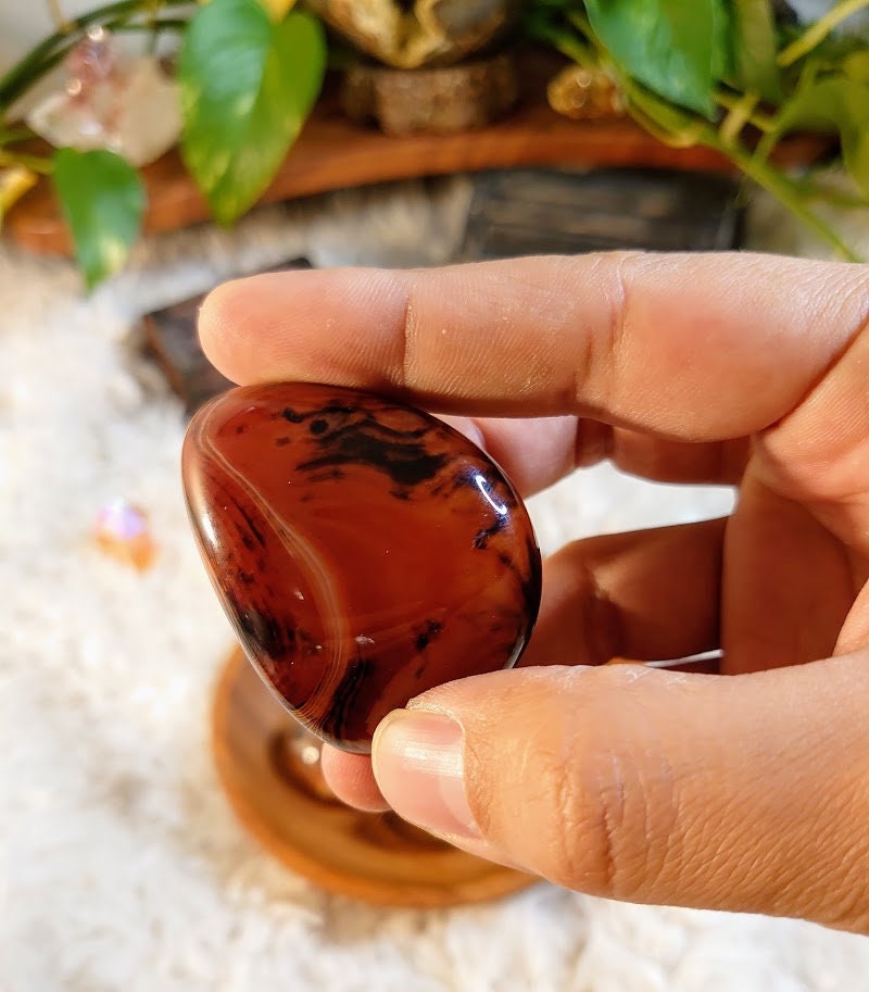 Sard/sardonyx Palm Stones/ for Crystal Healing/ Reiki/ | Etsy