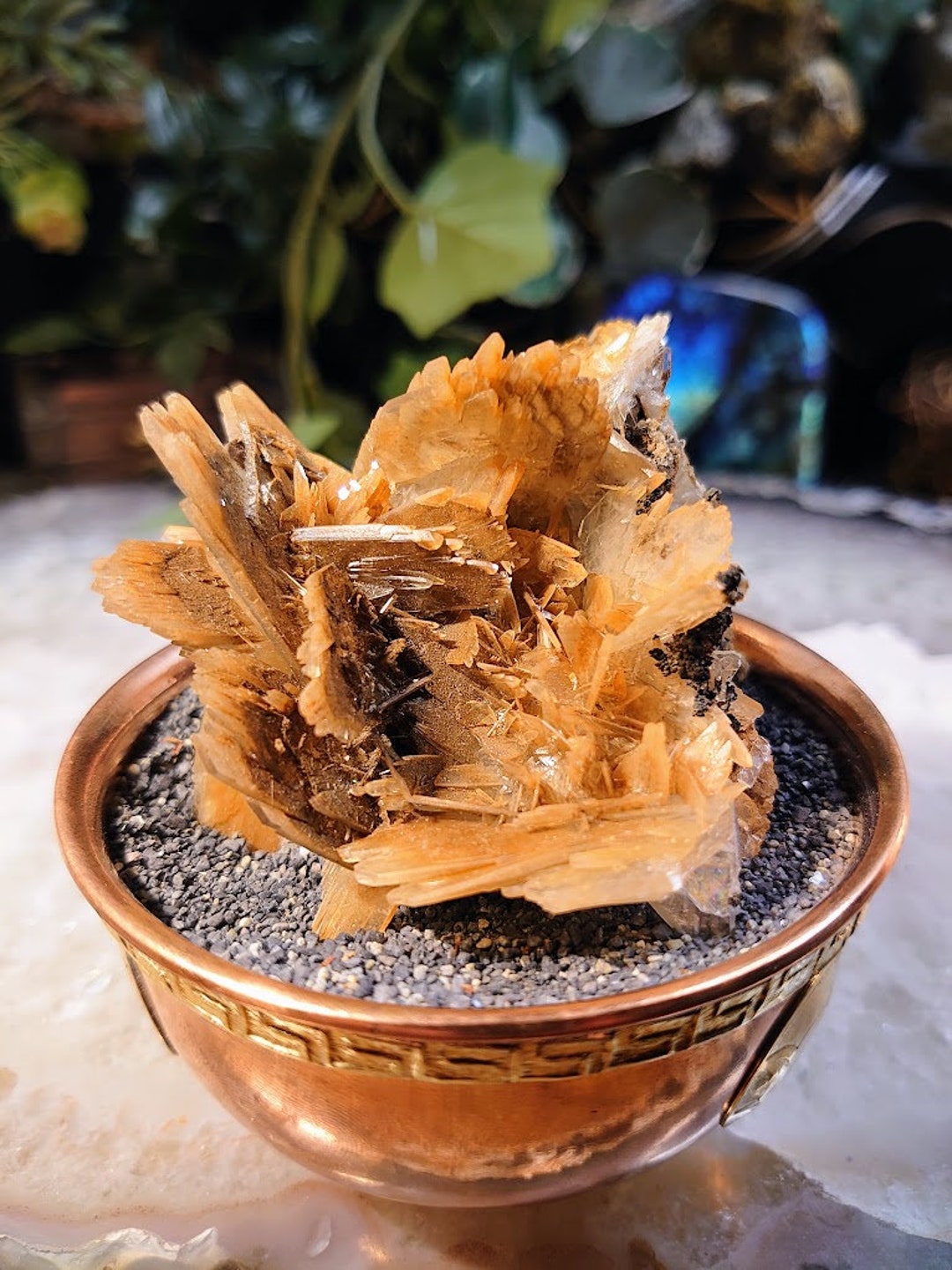 Barite "the Blue Rose" Crystal Flower From Morocco for Home and Altar ...