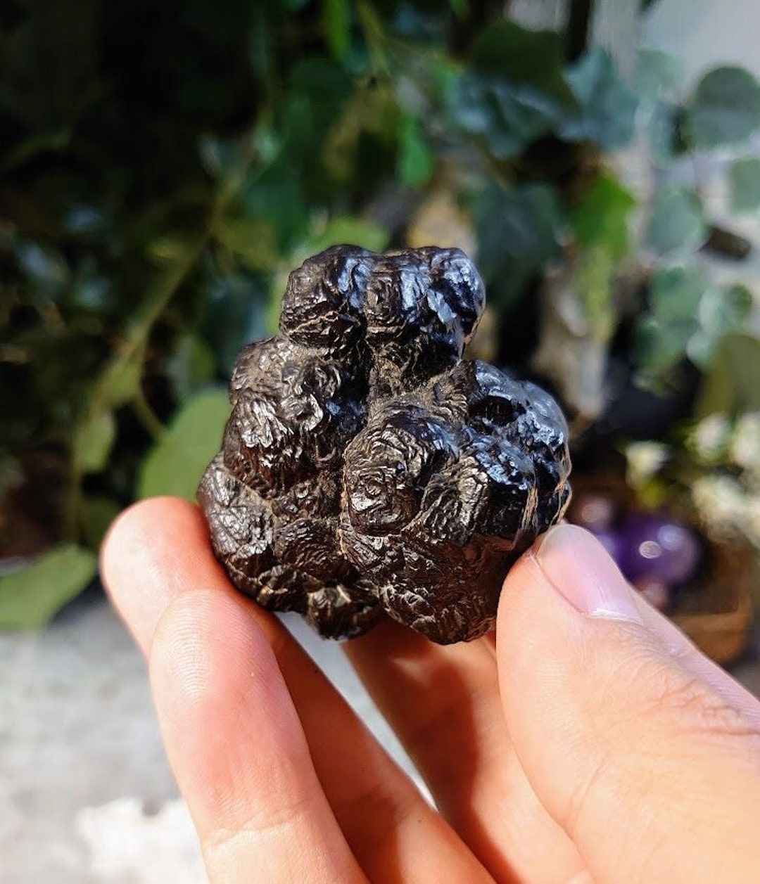 Egyptian Prophecy Stone for Crystal Healing / 137g / Goethite After ...