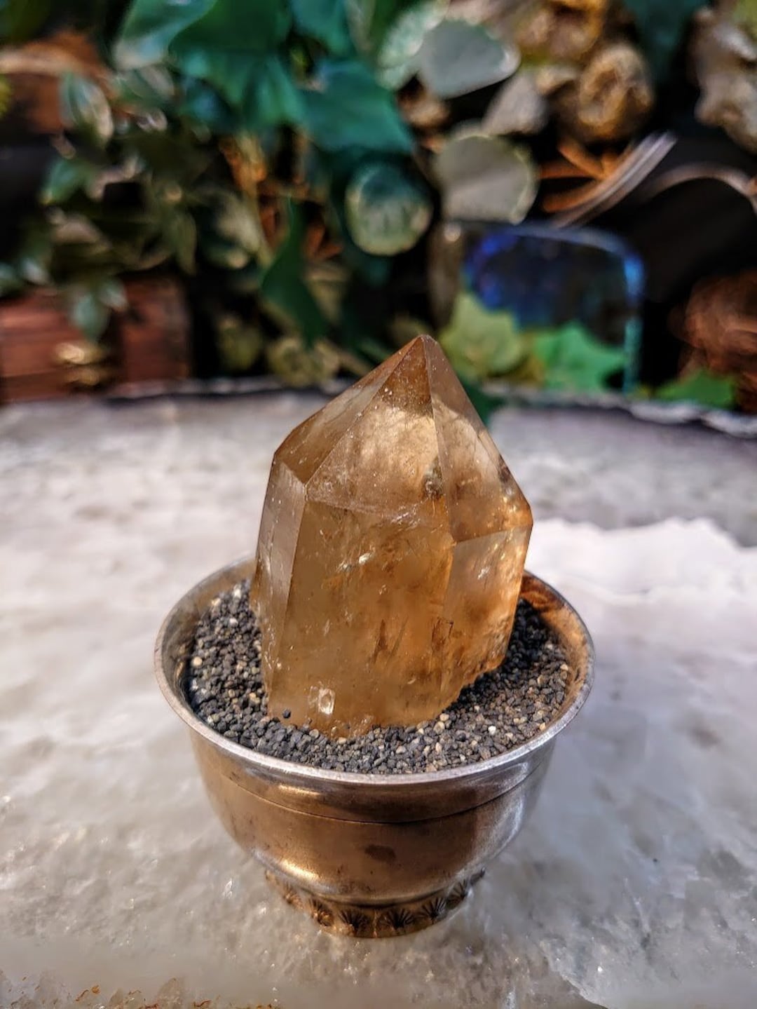 Natural Kundalini Congo Citrine Point for Altar and Home Decor / 62.45g ...
