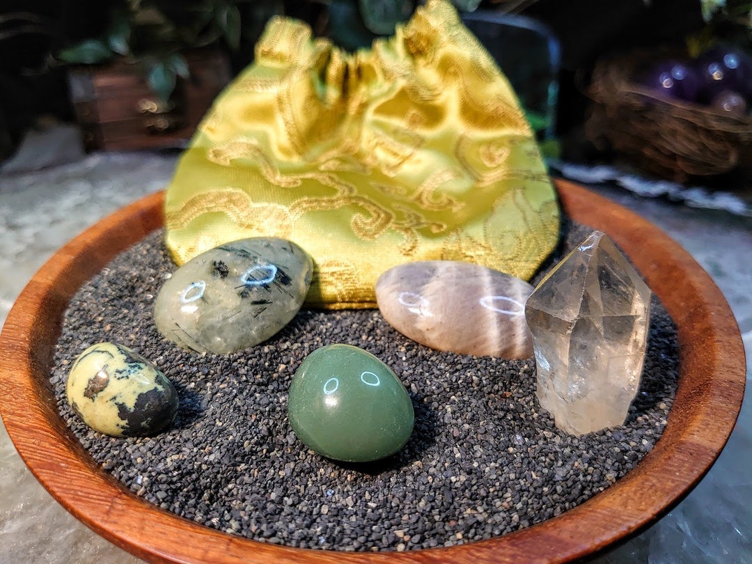New Beginnings Mojo Bag / Crystal Healing Kit / Medicine Bag / Crystal ...