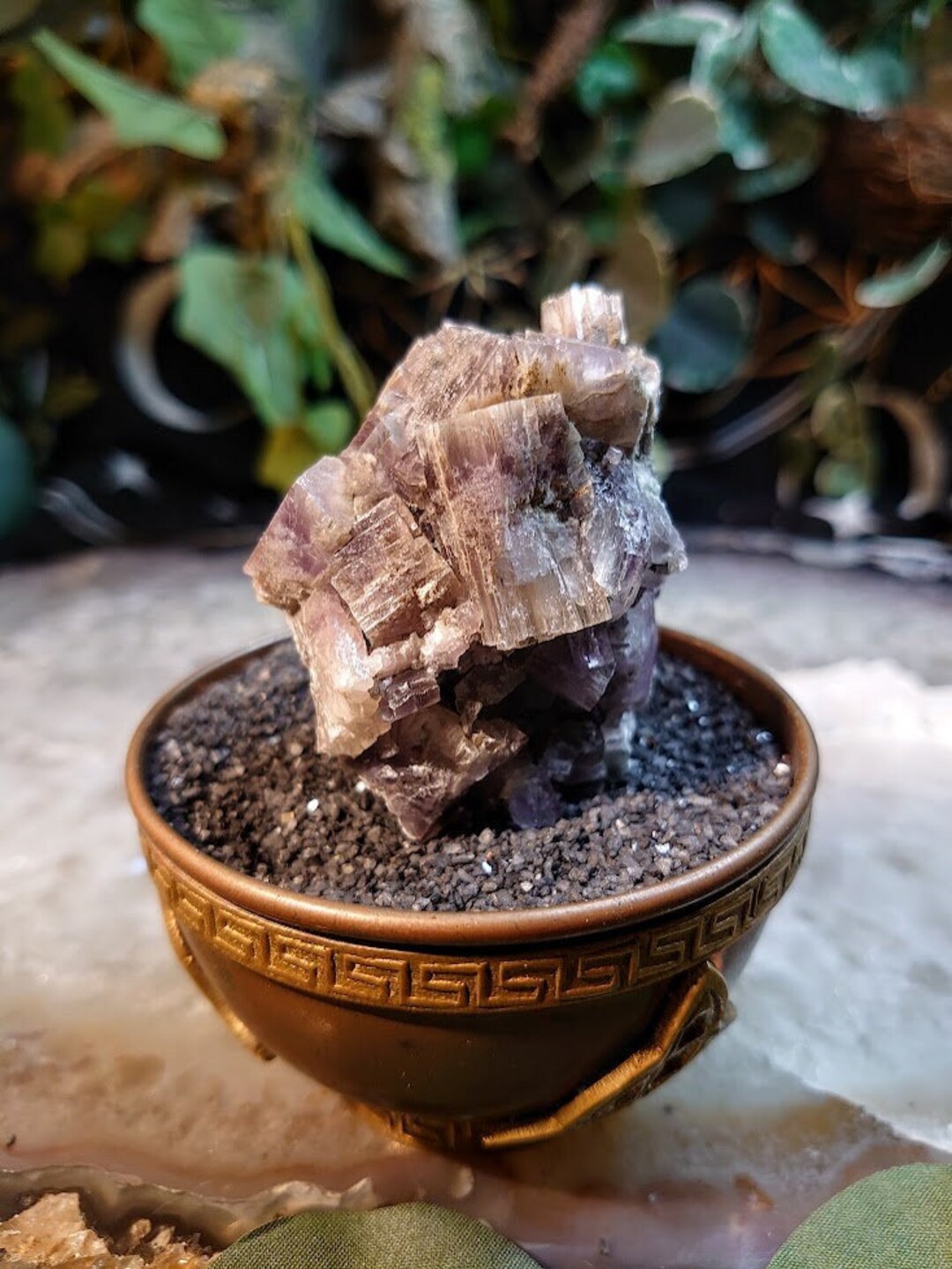 130g Purple Aragonite Crystal Cluster From Valencia, Spain for Crystal ...
