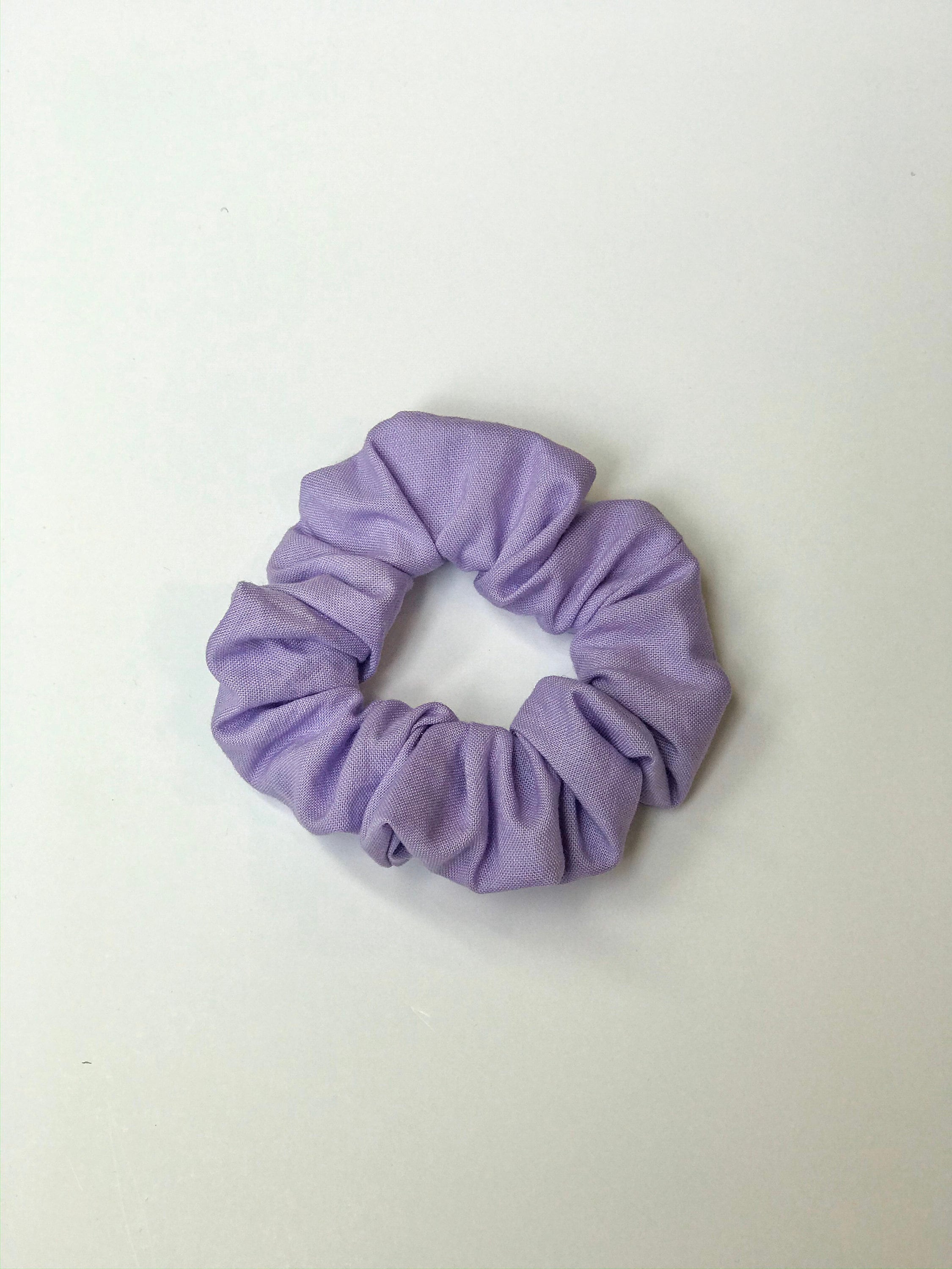 Lavender Hair Scrunchie, Elastic Hair Scrunchie - Etsy