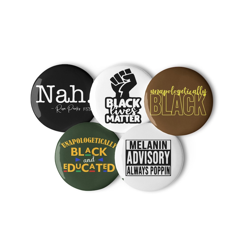Juneteenth Button Sets | Black History | Button Backs | Black ...