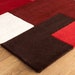 Geometric Red Wool Rug 200x285 Cm 65x93ft Lexus Red - Etsy UK