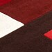 Geometric Red Wool Rug 200x285 Cm 65x93ft Lexus Red - Etsy UK