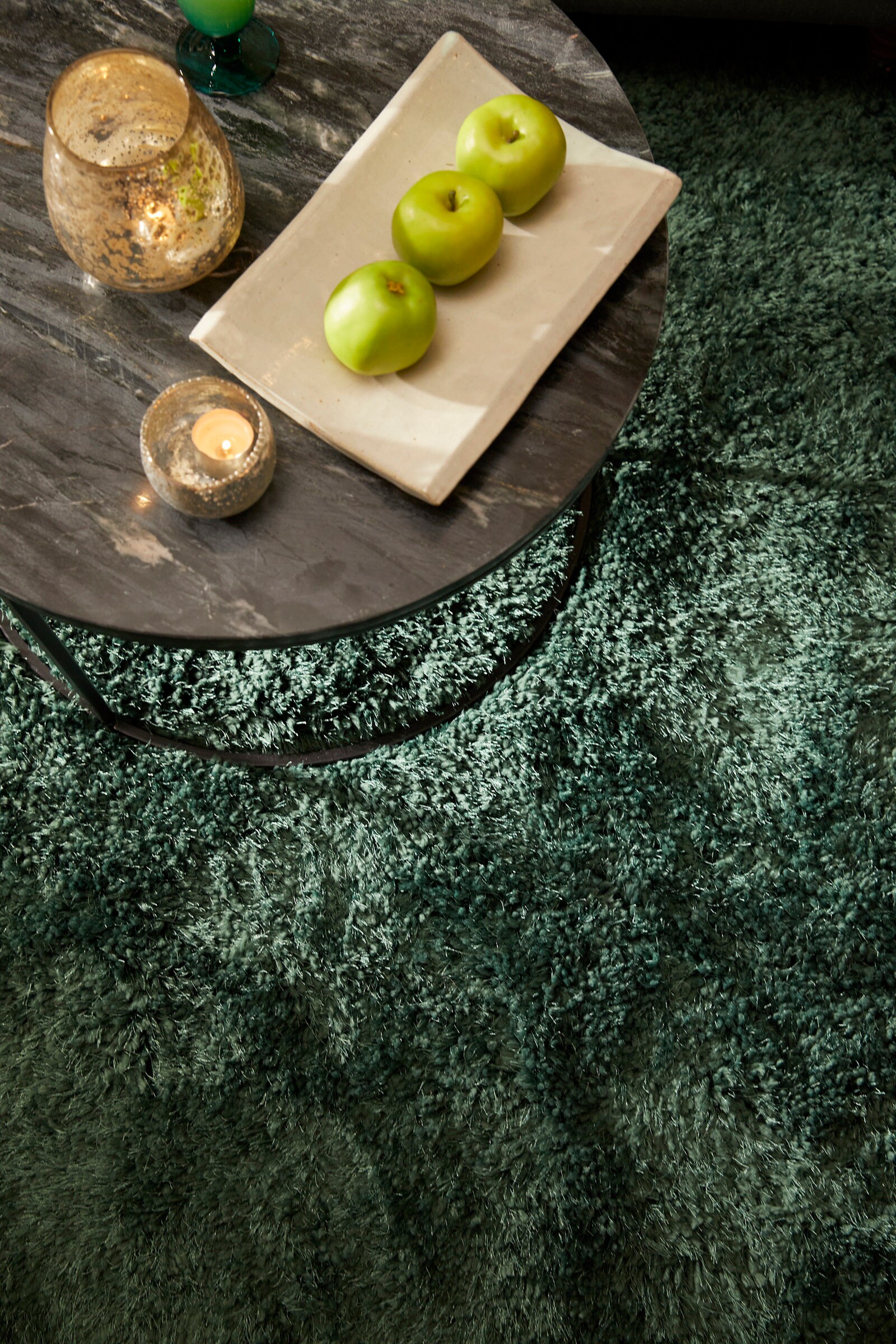 Chicago Forest Green Polyester Plain Rug - Etsy UK