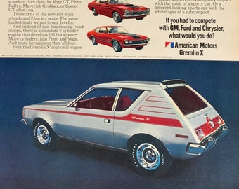 Amc Gremlin Advertisement - Etsy