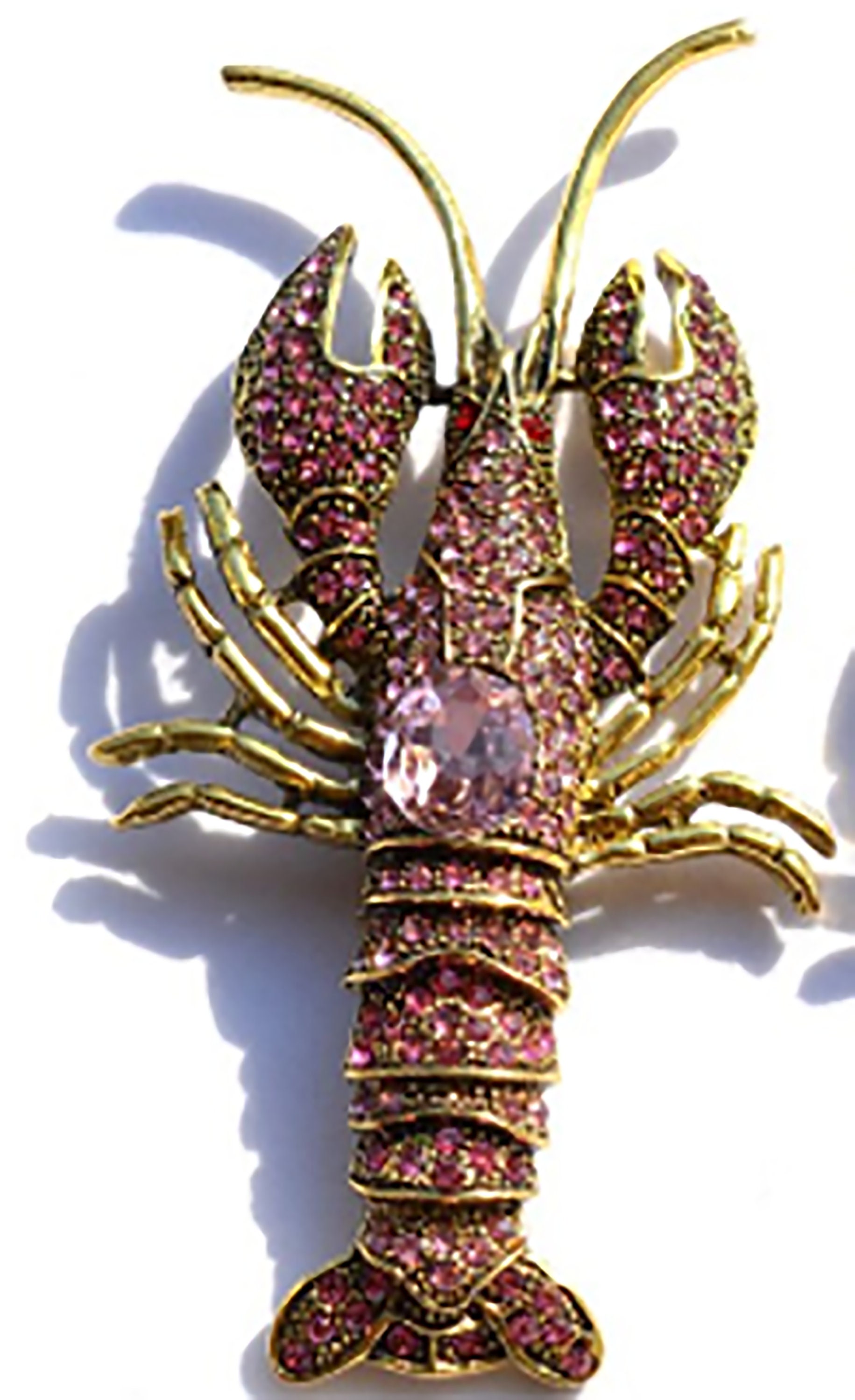 NEW Large Lobster Crayfish Sea Creature Multi Sparkle Pink & - Etsy