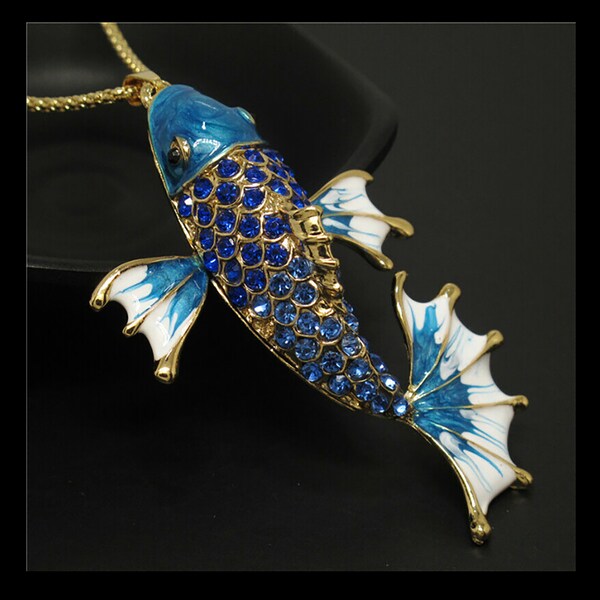 Koi Fish Necklace - Etsy