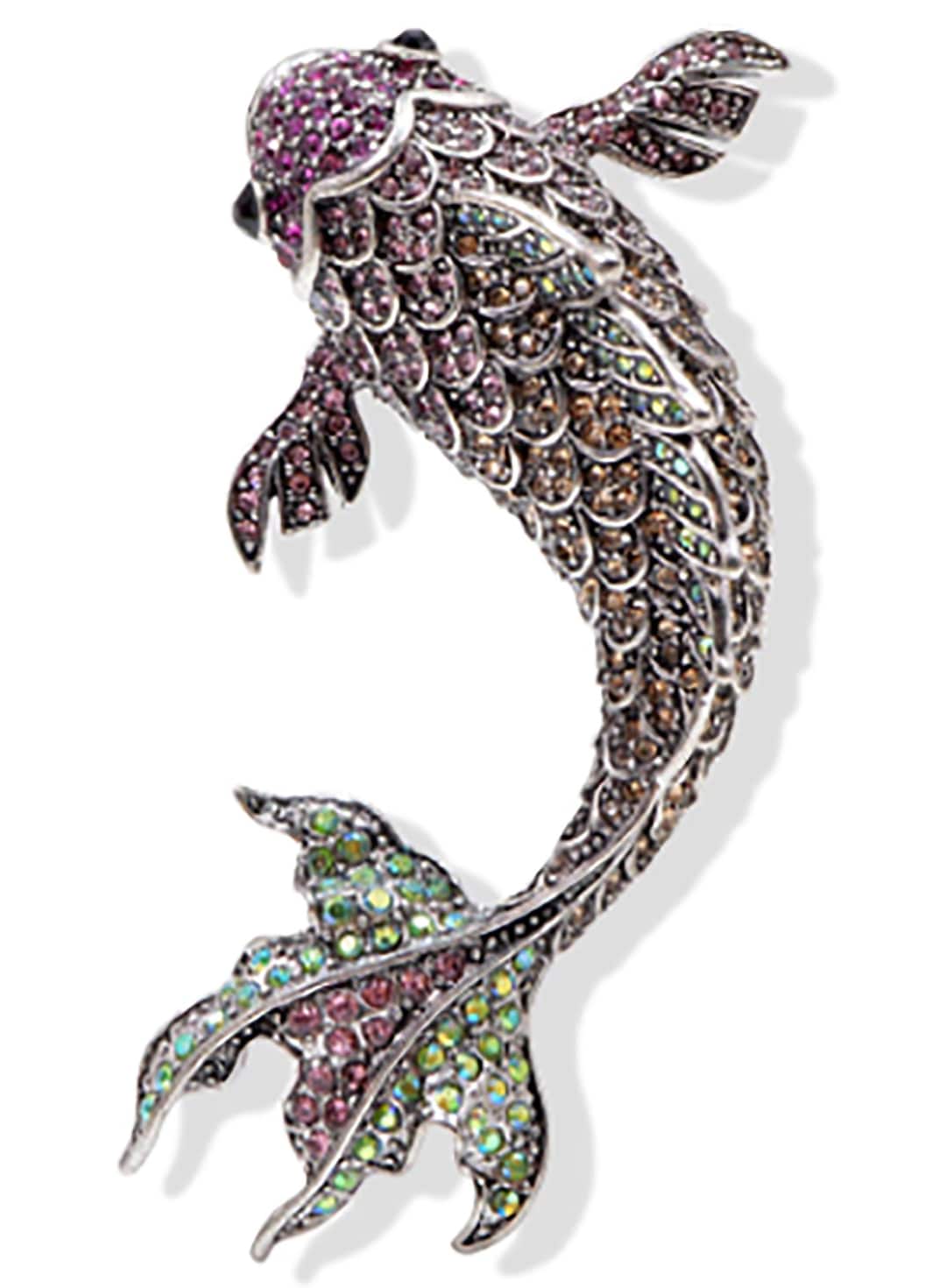 Large Fish Oriental Koi Carp Multi Sparkle Rhinestone Crystal - Etsy
