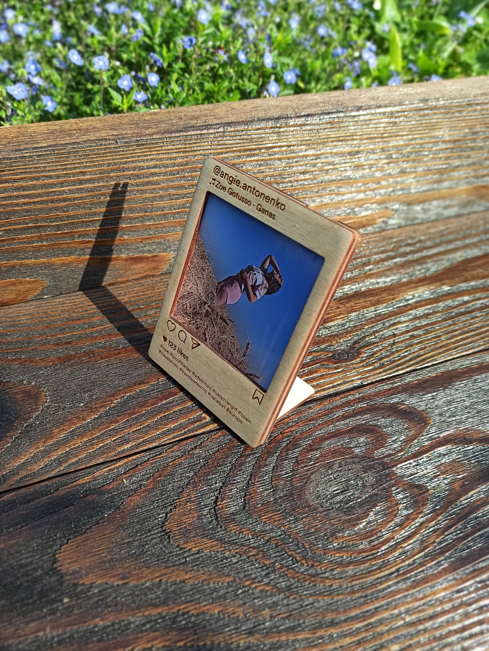 Custom Instagram Photo Frame | Mini Photo Frame | Wooden Instagram Post ...