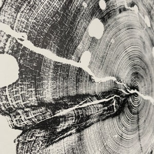 Wood Art, Tree Ring Print, Handmade - Etsy