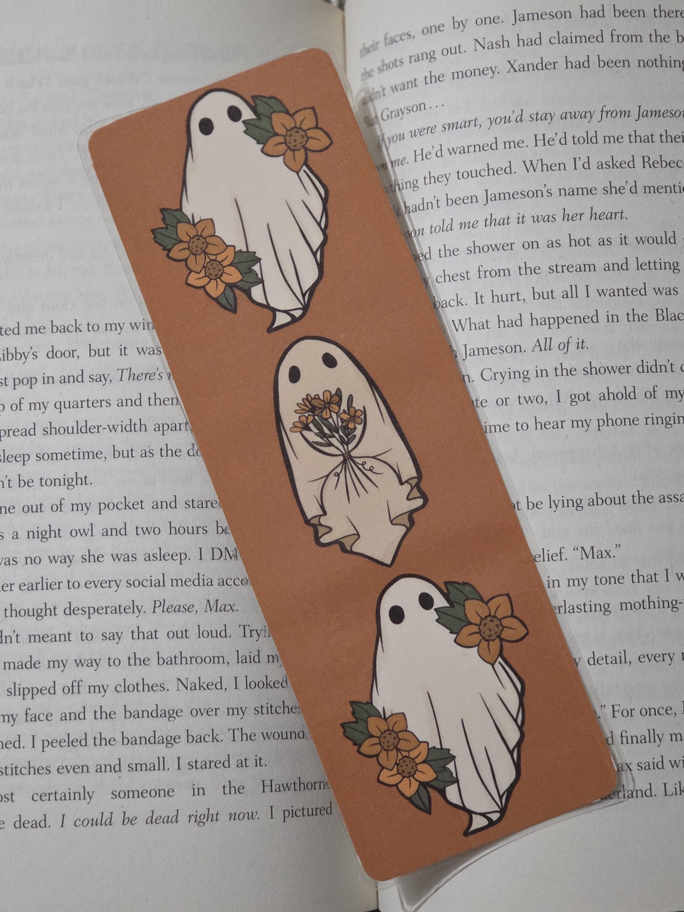 Halloween Bookmarks | Cute Ghosts | Spooky | Pack of 4 - Etsy
