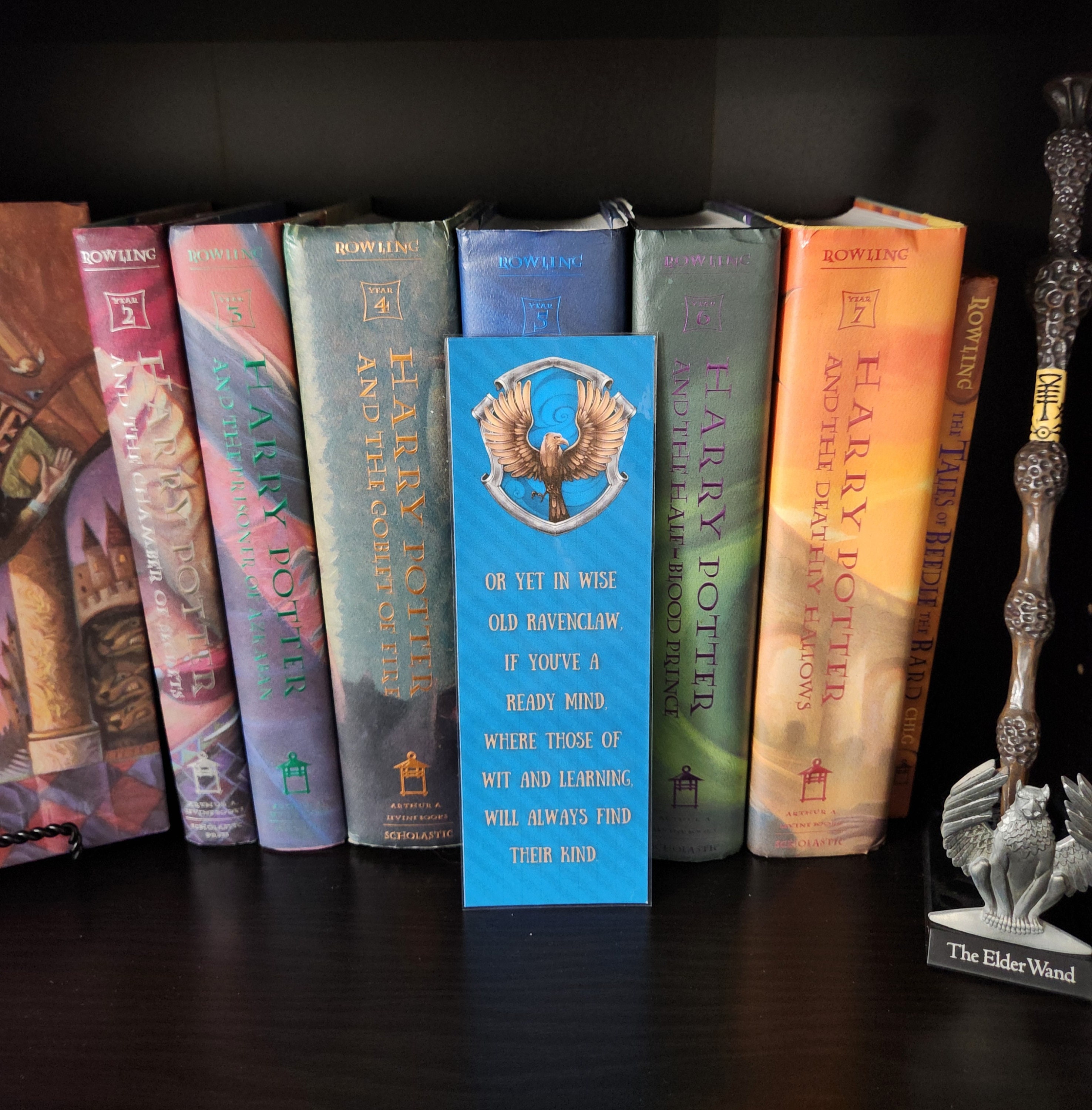 HP Bookmarks Hogwarts Houses Magic Bookmark HP Lovers Gift for Book ...