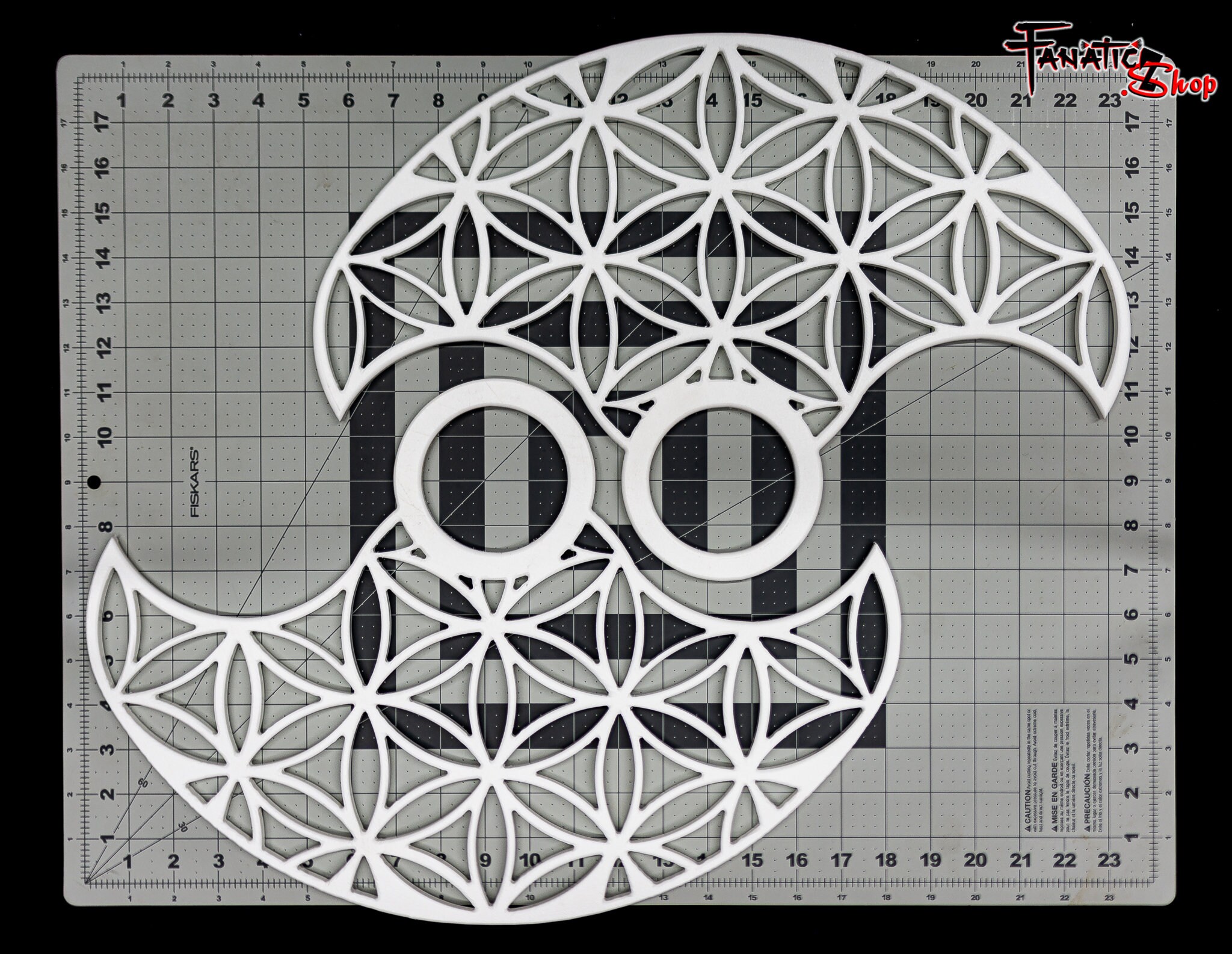 Flower of Life 3.25 Russian Grip Custom Flow Fans | Etsy