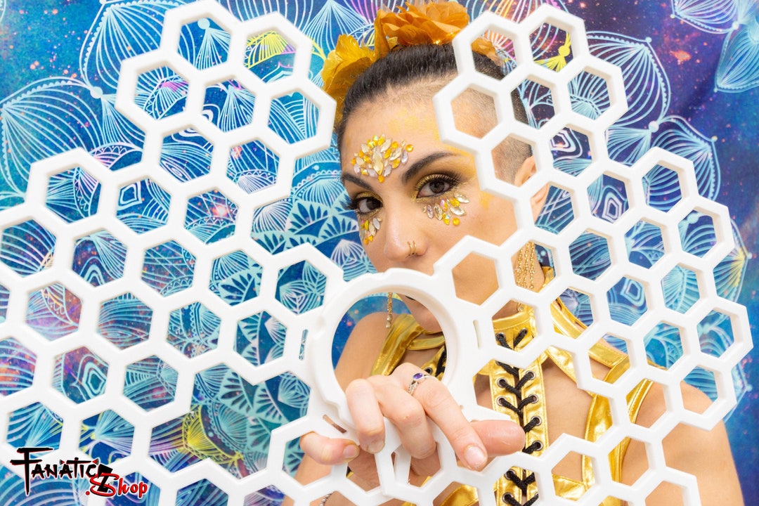 Hive - 3.25" Russian Grip Custom Flow Fans , Practice Fans, Day Fans ...