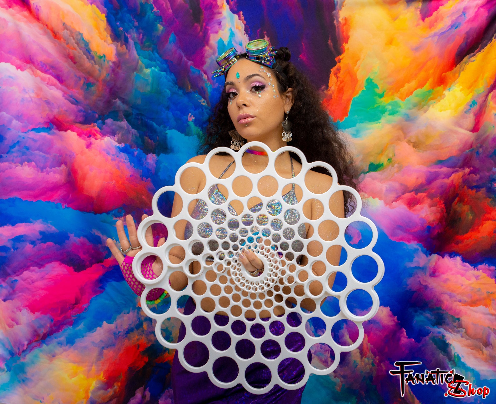 Bubbles - 1.5" Tech Grip Custom Flow Fans , Practice Fans, Day Fans ...