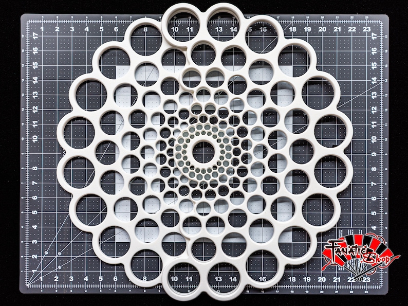 Bubbles - 1.5" Tech Grip Custom Flow Fans , Practice Fans, Day Fans ...