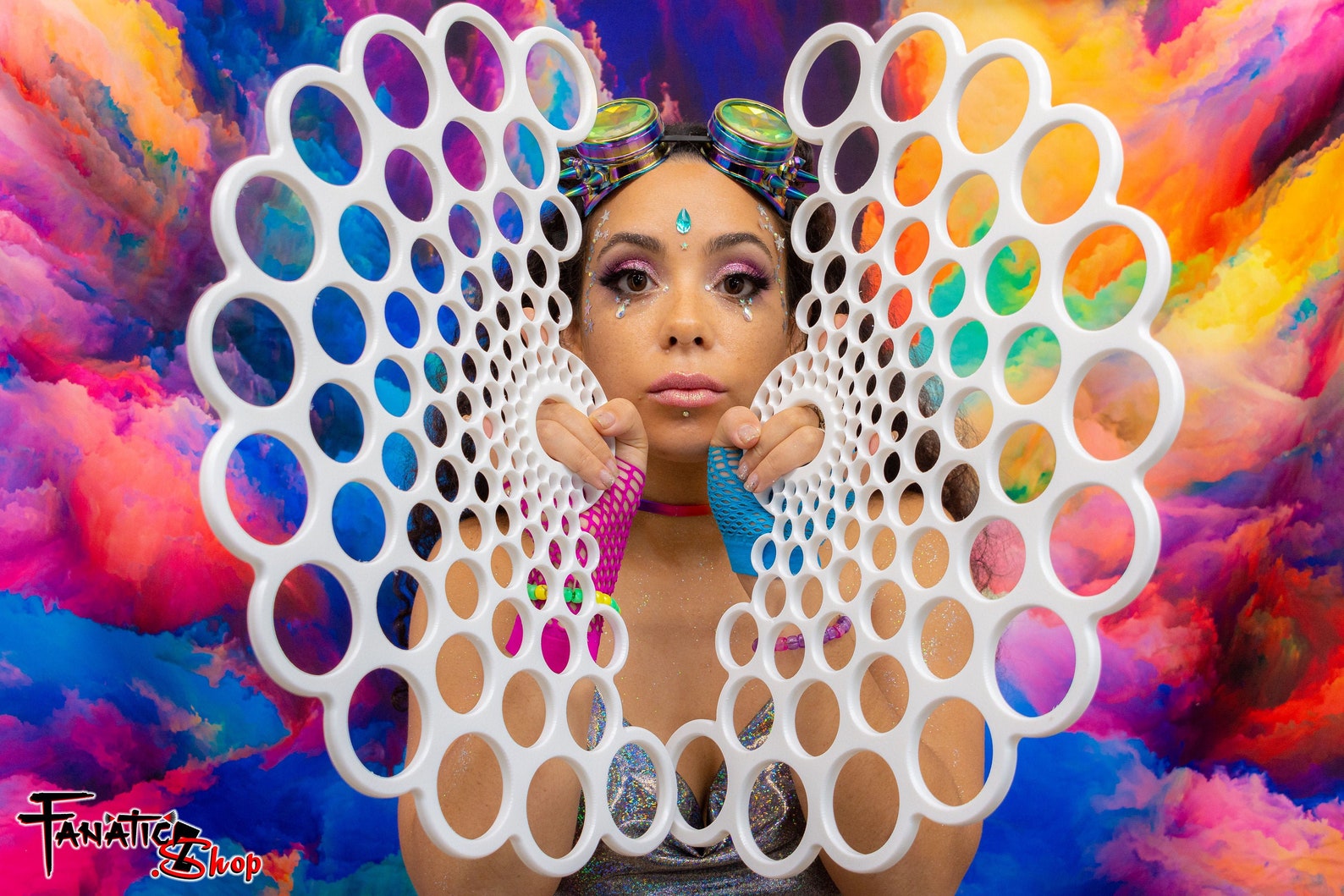 Bubbles - 1.5" Tech Grip Custom Flow Fans , Practice Fans, Day Fans ...