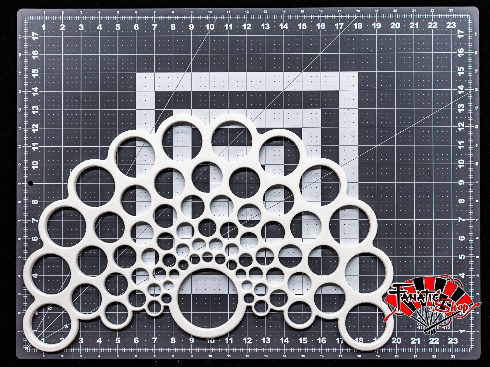Bubbles - 3.25" Russian Grip Custom Flow Fans , Practice Fans, Day Fans ...