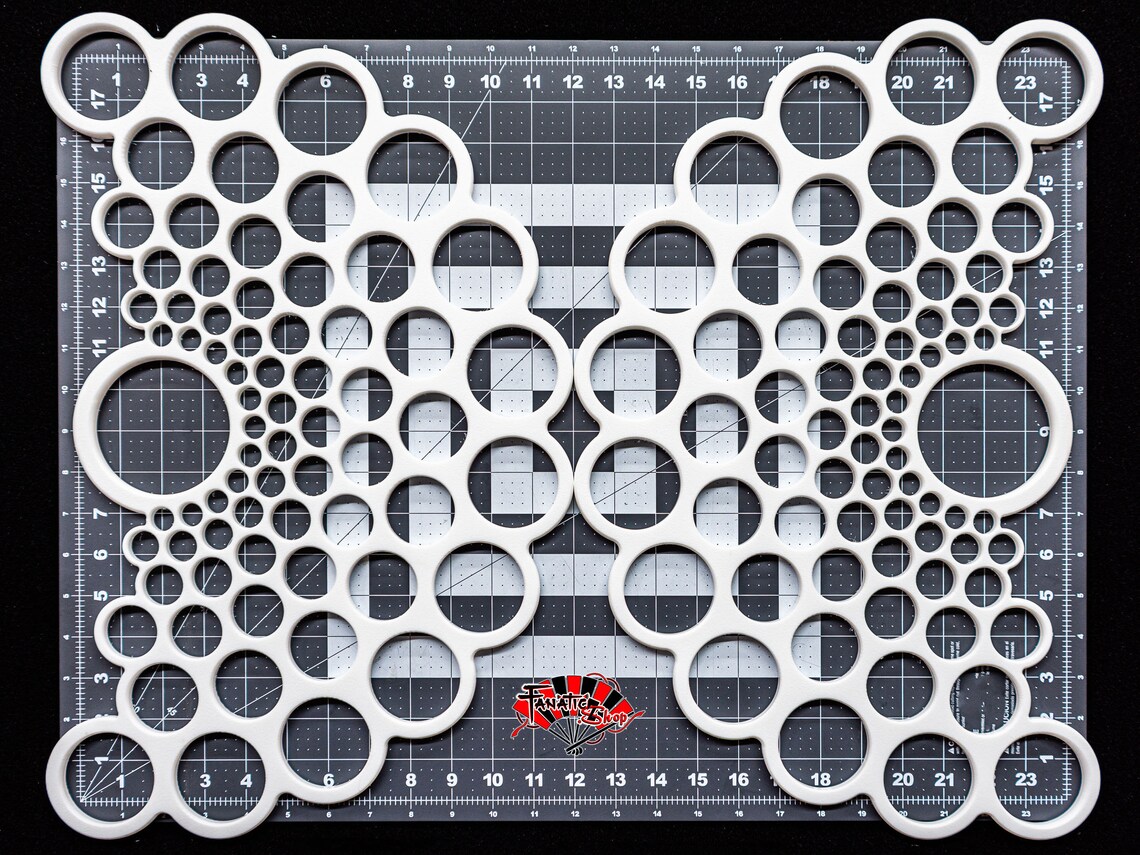 Bubbles - 3.25" Russian Grip Custom Flow Fans , Practice Fans, Day Fans ...
