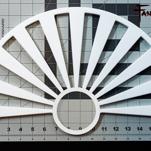 Asian Sun - 3.25" Russian Grip Custom Flow Fans , Practice Fans, Day ...
