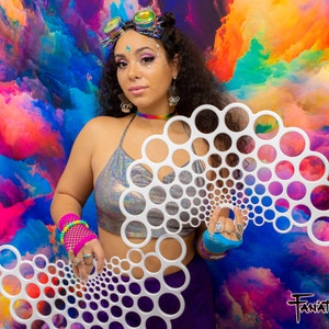 Bubbles - 1.5" Tech Grip Custom Flow Fans , Practice Fans, Day Fans ...