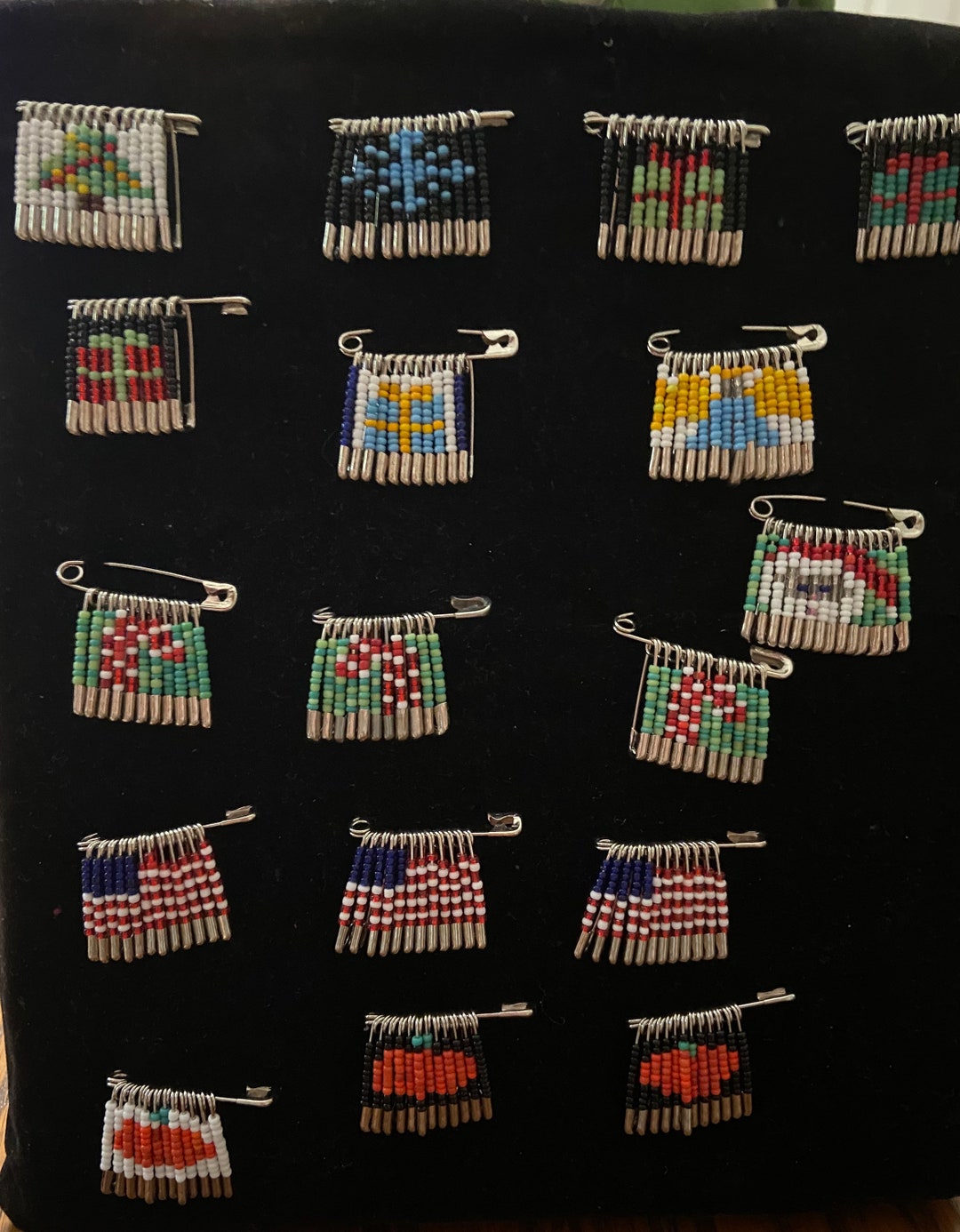 Beaded Pins - Etsy