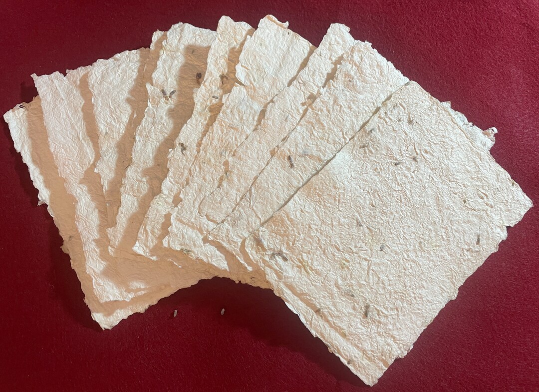 Handmade Paper Pack - Etsy