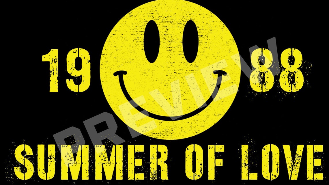 ACID HOUSE Smiley Face Rave Vhs Lamp Old Skool Summer of - Etsy