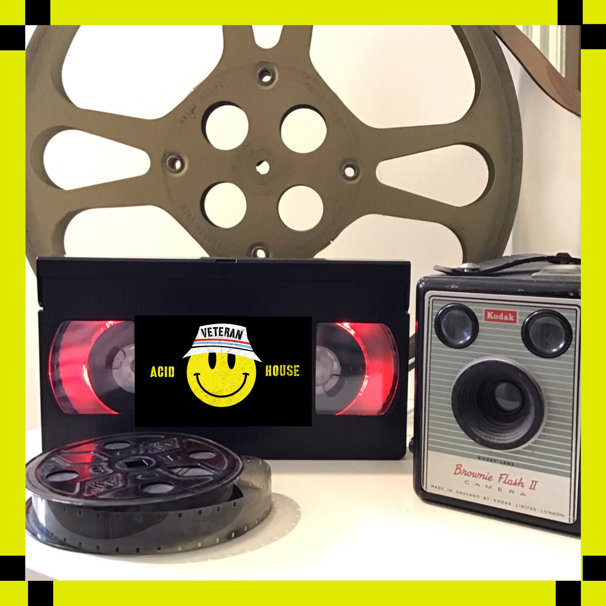 ACID HOUSE Smiley Face Rave Vhs Lamp Old Skool 90s Acid - Etsy