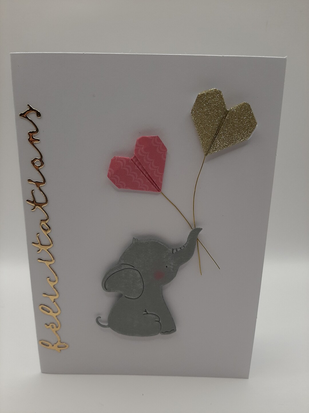 Baby Elephant Congratulations Card - Etsy