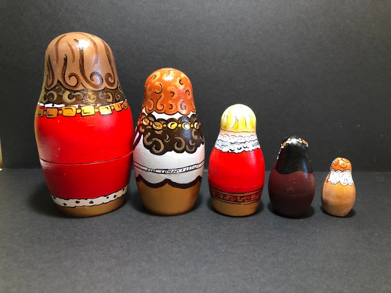 The Tudor Monarchy Nesting Dolls - Etsy