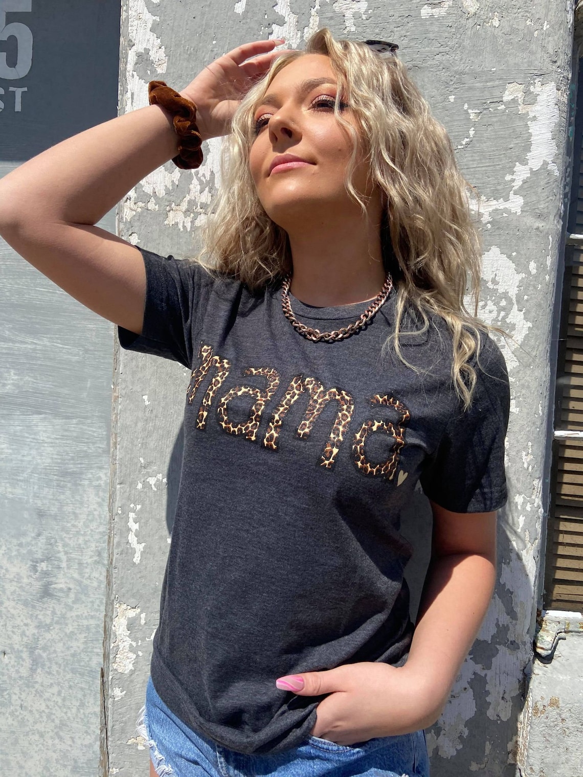 Mama Leopard T-shirt Leopard Graphic Tee Gift Birthday - Etsy